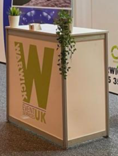 Warwick Event Services - Printed front cabinet